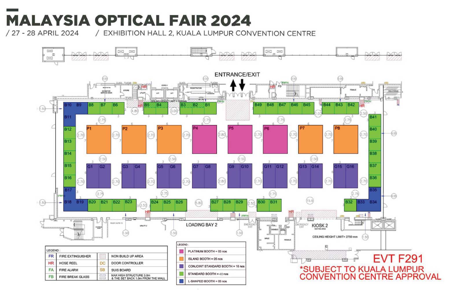 Floor Plan - Malaysia Optical Fair