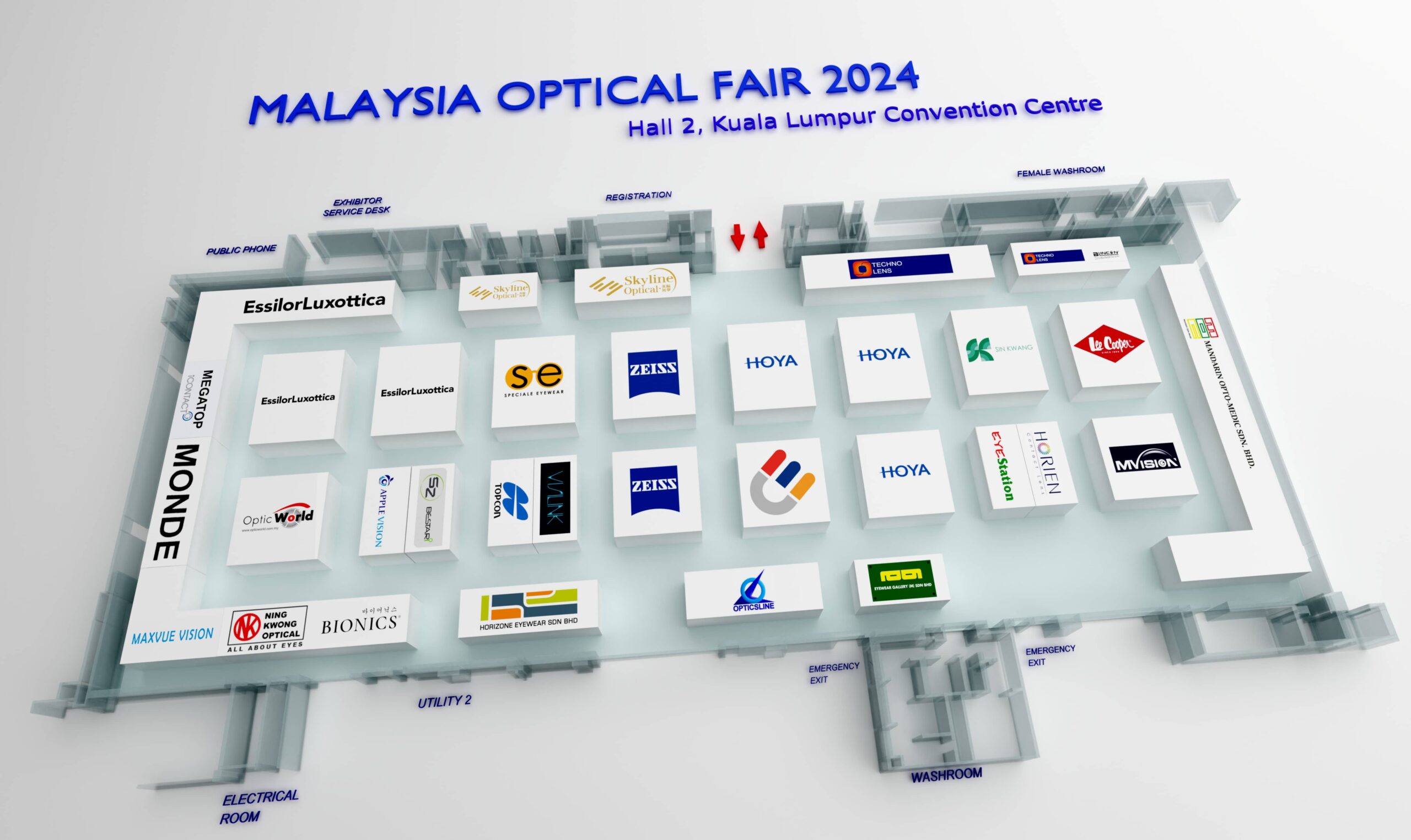 Floor Plan - Malaysia Optical Fair